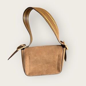 Tory Burch | Bags | Tory Burch Suede Sawyer Shoulder Bag | Poshmark